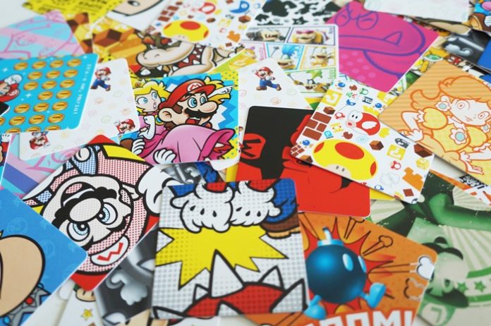 Super Mario Card Matching Game - Citrus Glitter