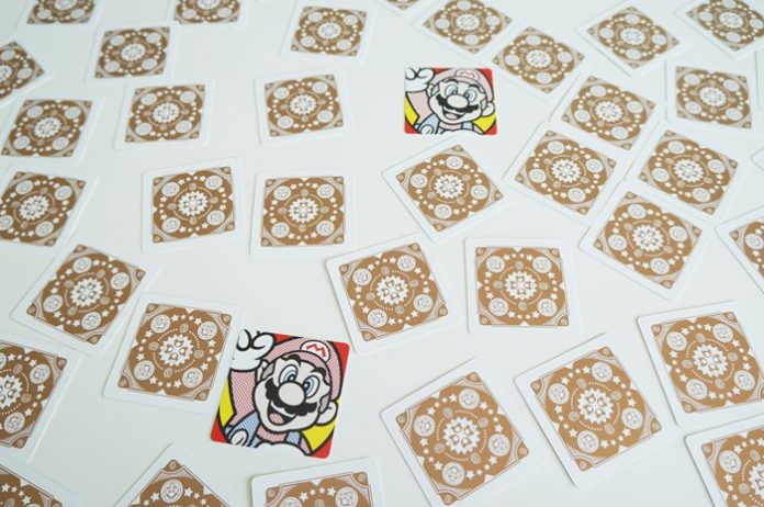 Super Mario Card Matching Game - Citrus Glitter